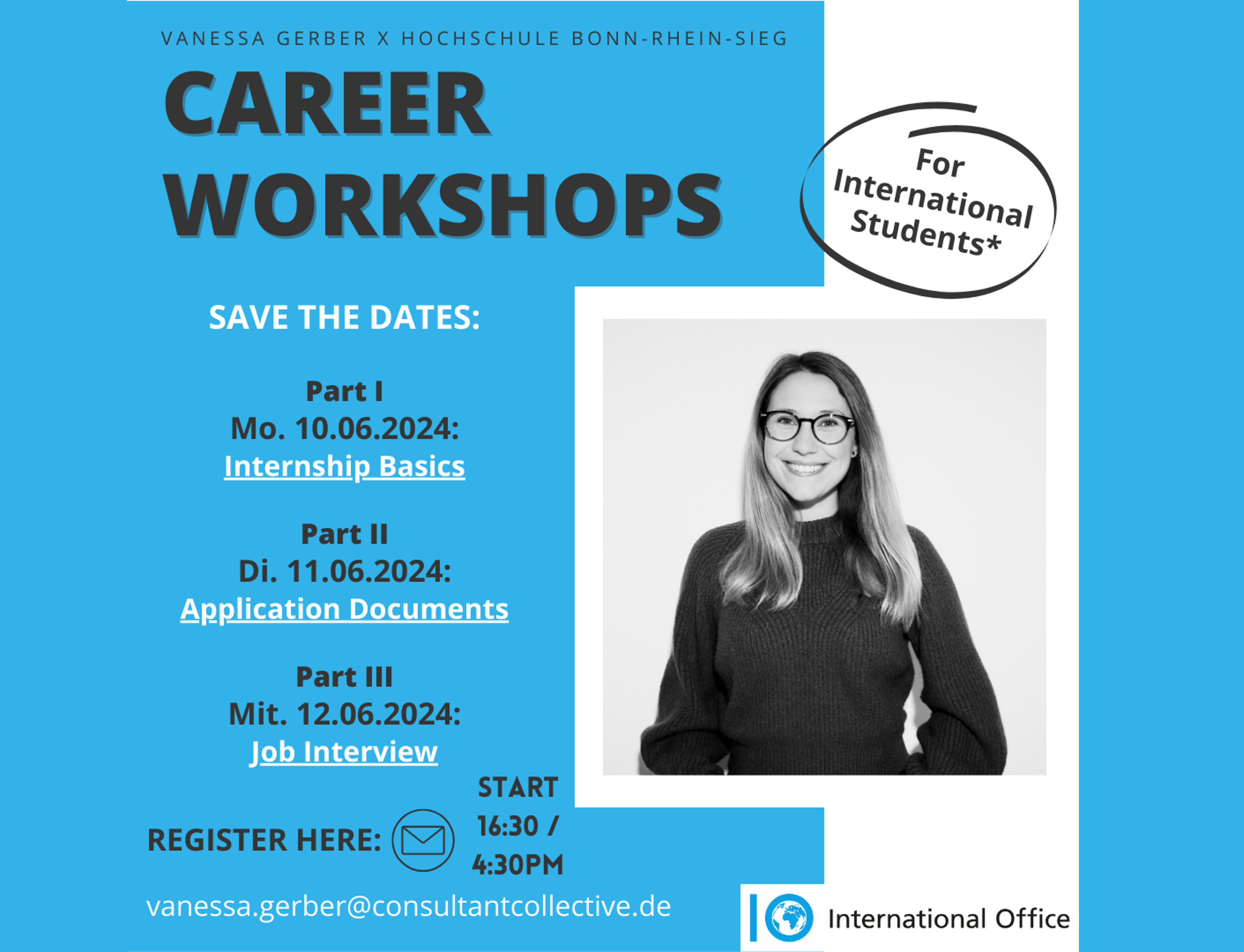 Career Workshop For International Students Hochschule Bonn Rhein Sieg